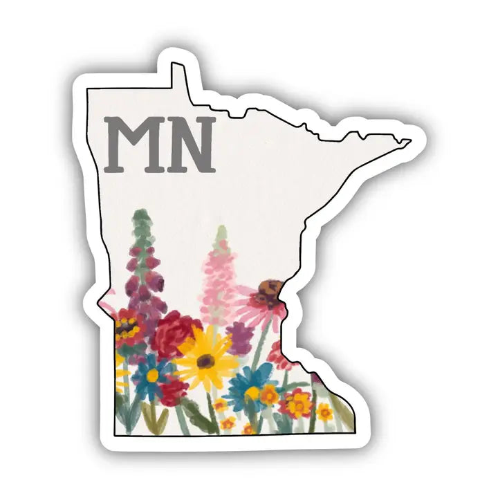 Minnesota Painterly Pattern Sticker – Zenith Adventure